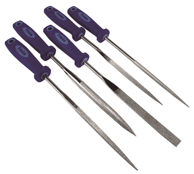 Bianchi Juego De 5 Limas Aguja Diamantadas Cuello